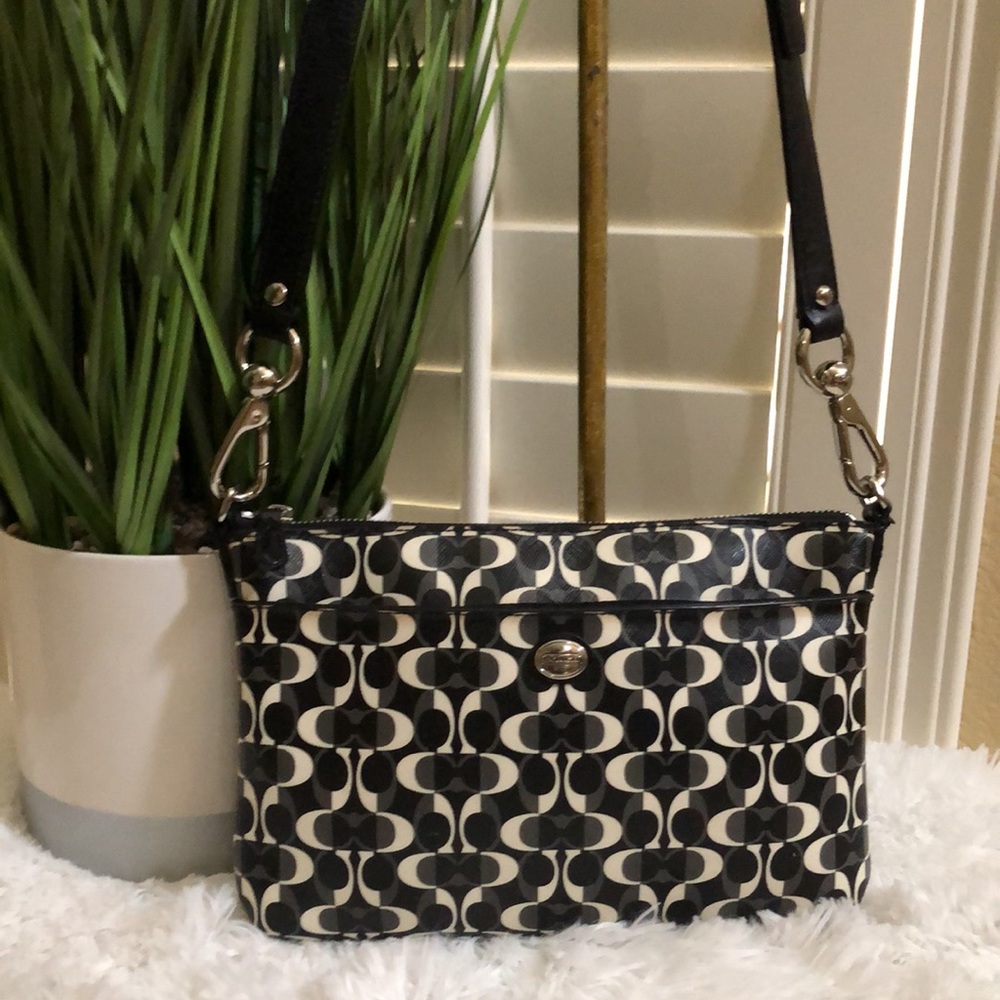 Coach Monogram Crossbody Bag - Gem